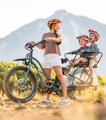 Alpha Electric Cargo Bike with Multi-2-Person Electric Cargo Bike | Murf Electric BikesPassenger ...